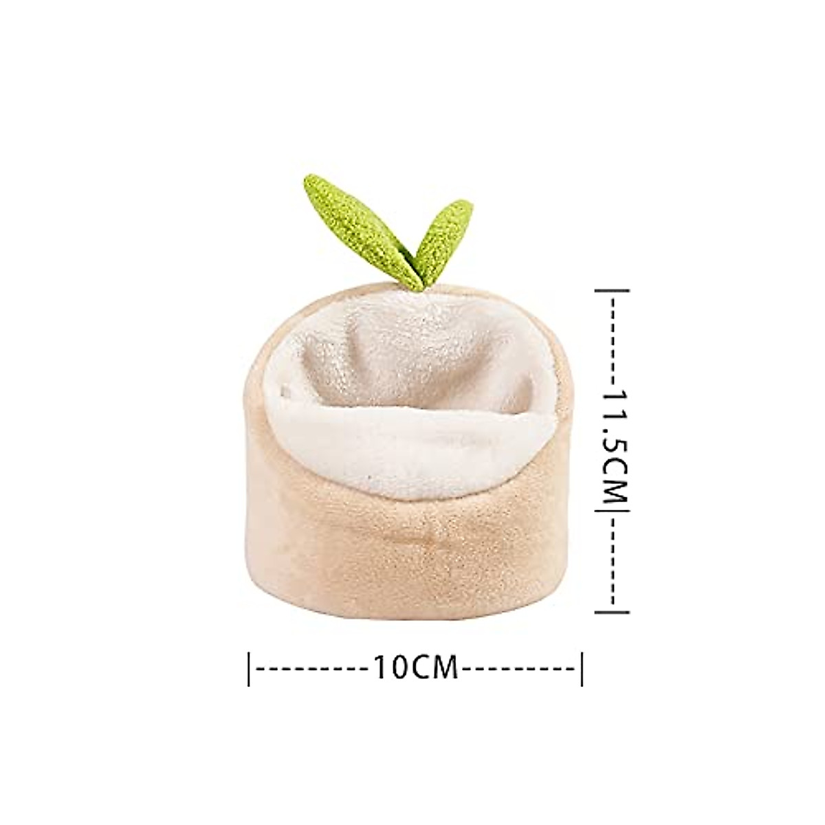 ABLAZEZAI Hamsters Bed House Cage Supplies Accessories for Sugar Glider (Blue)