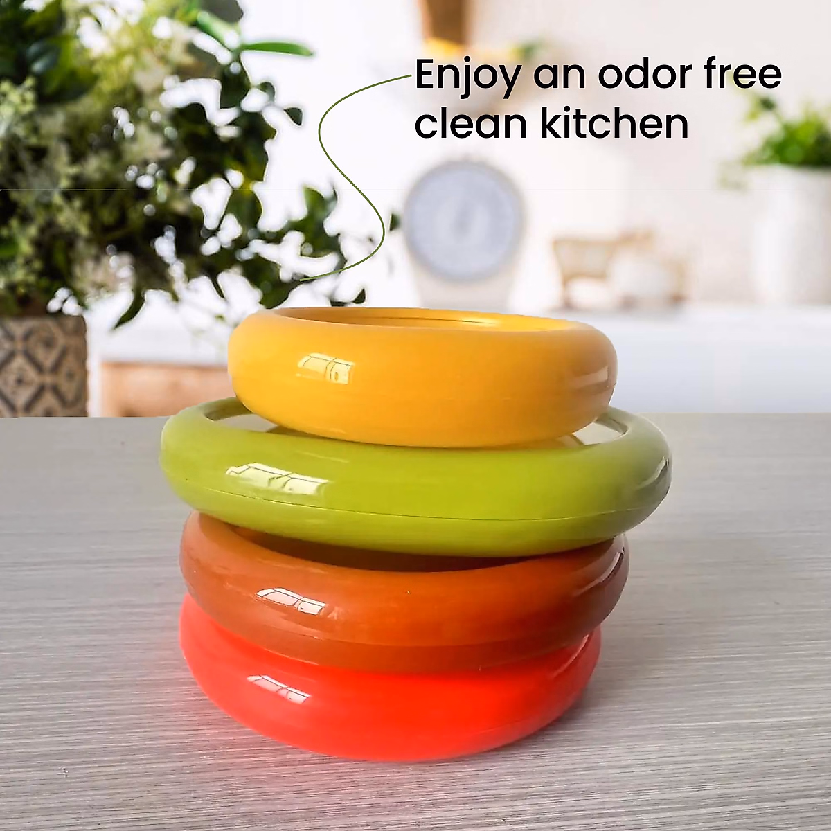 Velvet Vista 4PCS Silcone Food Container For Avacado Onion Lemon Tomato & More Preserve your Food And Vegetables in our Silicon Stretch Pod