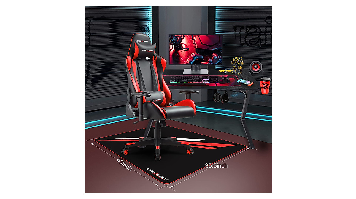 GTRACING Gaming Chair Mat - Protect Your Hard Floors