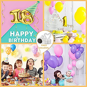 Balloon Weights, 12PCS Metallic Balloon Weights Balloon Table Centerpiece White Balloon Weights Balloon Holders Balloon Weights Pack of 12 for Table Wedding Christmas Birthday Party