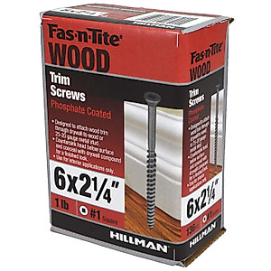 Fas-N-Tite Phosphate-Coated Wood Trim Screw (#6 x 2-1/4")