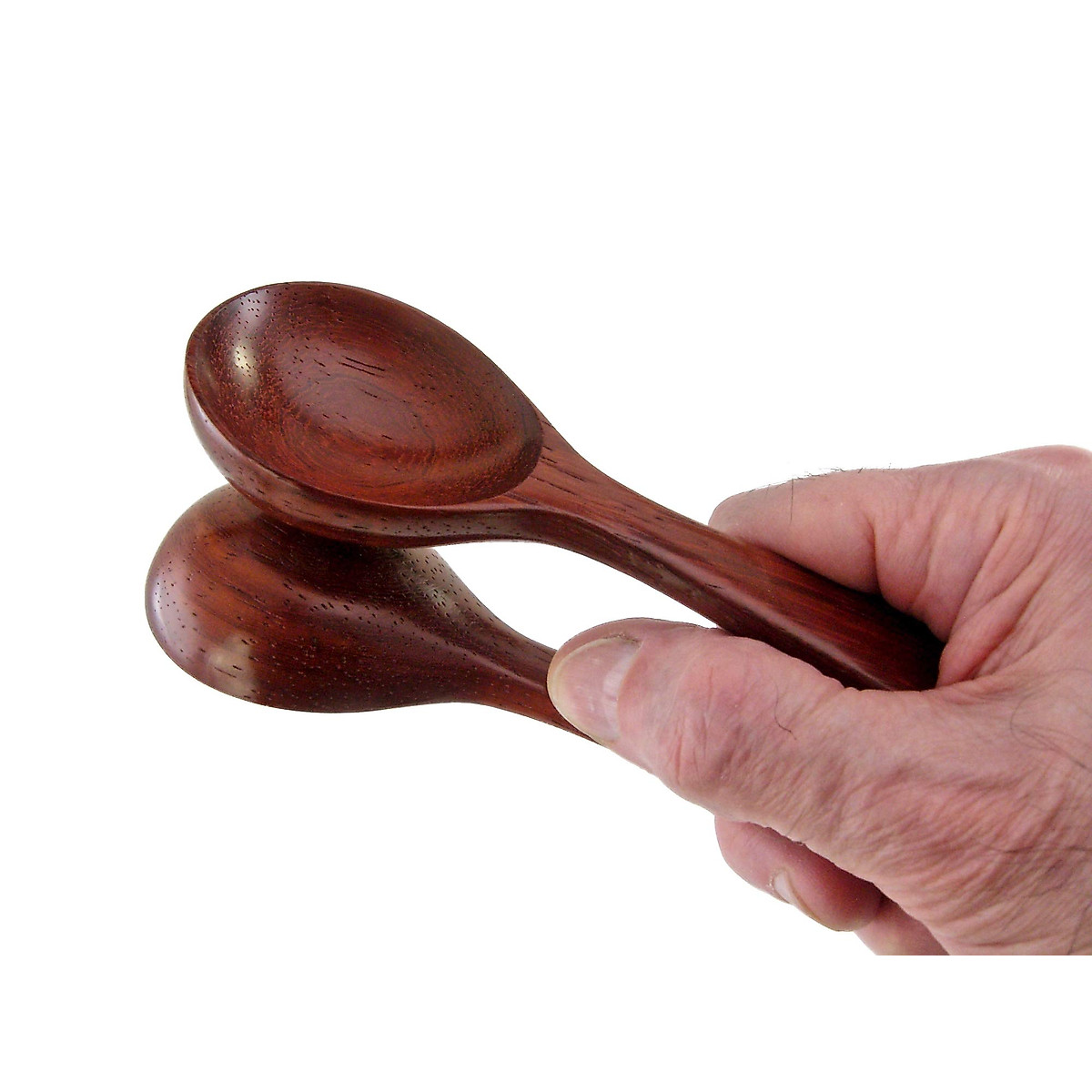 Pea Patch Padauk Musical Spoons (Gumbo Style), Short - w/free instruction booklet