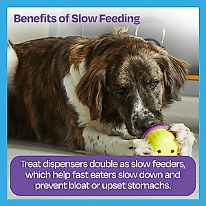 Brightkins Large Cupcake Treat Dispenser for Dogs - Interactive Dog Toys, Dog Birthday Toy for All Breeds