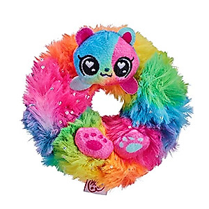 SCRUNCHMIEZ 96553 Seven Pack, Exclusive Magically transforms from Hair Scrunchie to Cute Plush Friend as Well as Backpack Clip. So Many Characters to Collect & wear