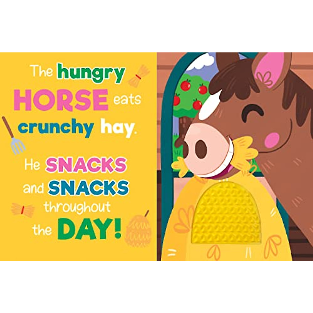 Funny Farm Animals - Silicone Touch and Feel Board Book - Sensory Board Book