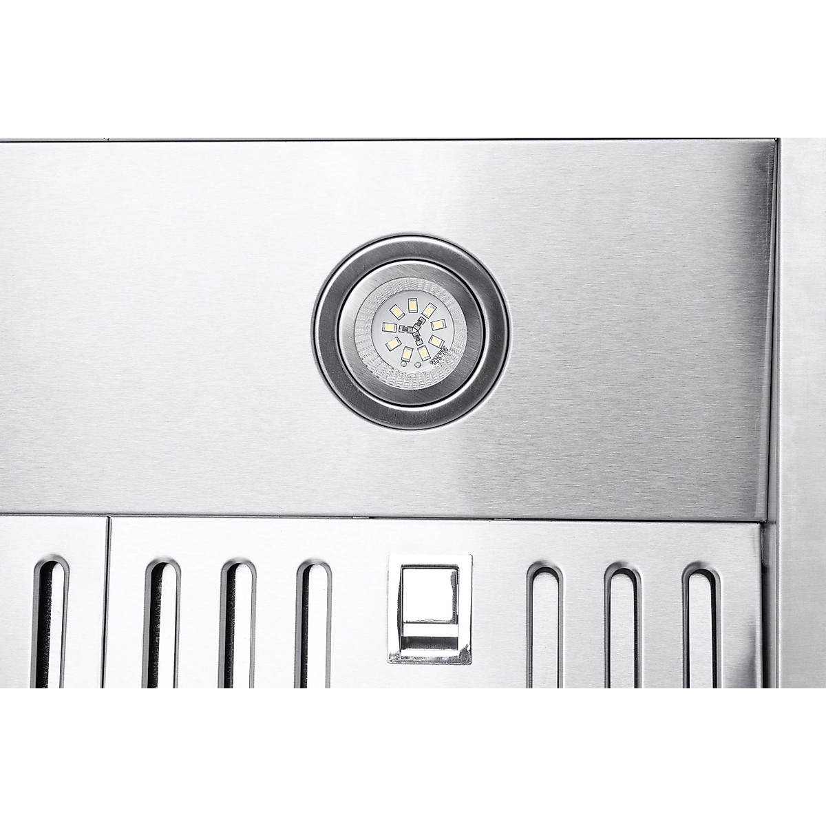 Hauslane | Chef Series 30” PS10 Under Cabinet Range Hood | PRO PERFORMANCE | Stainless Steel Electric Stove Ventilator | 3 Speed Exhaust Fan, Bright LED Lights & Delay Auto Shut-Off