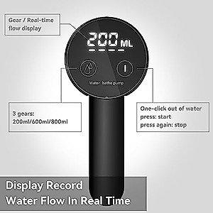 Souroyea Water Dispenser for 5 Gallon Bottle, Desktop 5 Gallon Water Dispenser with Detachable Base, Water Cooler Dispenser, Water Jug Dispenser, Portable Water Dispenser for Universal 1-5 Gallons