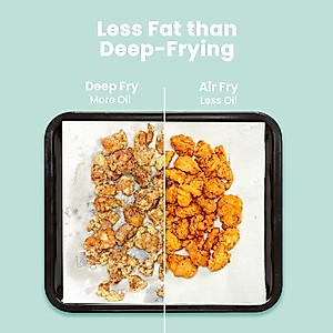 COMFEE' Retro Air Fry Toaster Oven, 7-in-1, 1500W, 19QT Capacity, 6 Slice, Rotisseries, Warm, Broil, Toast, Convection Bake, Black, Perfect for Countertop