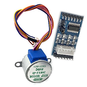 Kiro&Seeu DC5V 28BYJ-48 Stepper Motor with ULN2003 Drive Boards Blue Compatible with Arduino (5V)