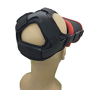 Ranjaner Head Strap Pad for Oculus Quest VR Headset, Easy Install PU Leather Comfortable Head Strap Pad