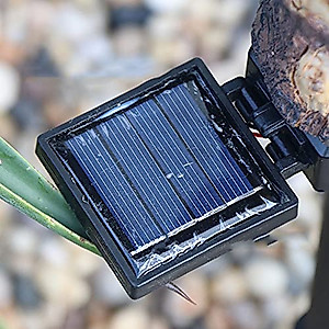 Molyveva Lamp Solar Courtyard Plug Lamp Outdoor Decoration Garden Ground Home Decor (White, Free Size)