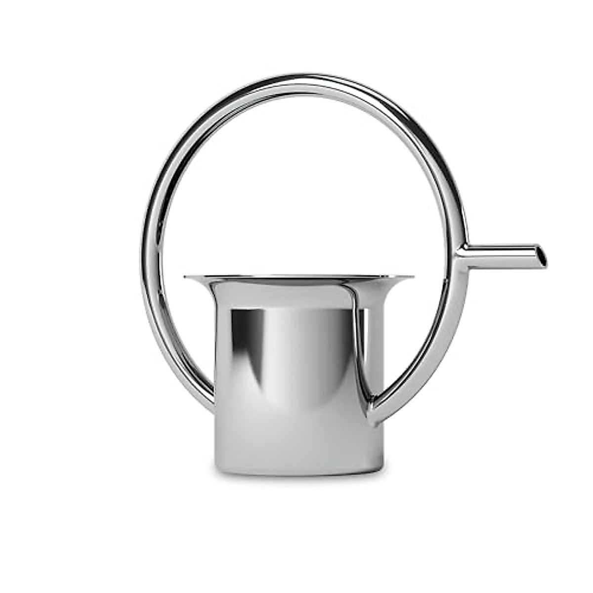 Umbra Quench Stainless Steel Watering Can, Pot for Outdoor or Indoor Plants, Medium
