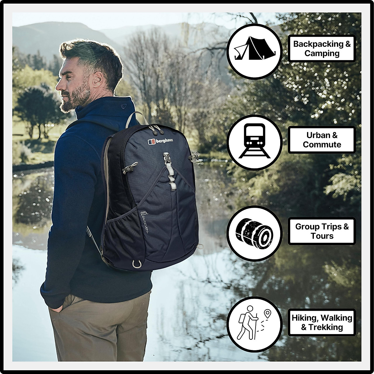 Berghaus Rucksack, Blue, One Size