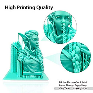 phrozen Sonic Mini LCD Resin 3D Printer, Matrix LED UV Light Tech, Monochrome/Mono LCD Screen, Longer Working Hours, for Jewelry-Making and Miniatures (Sonic Mini)