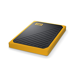 WD 1TB My Passport Go SSD Amber Portable External Storage, USB 3.0 - WDBMCG0010BYT-WESN