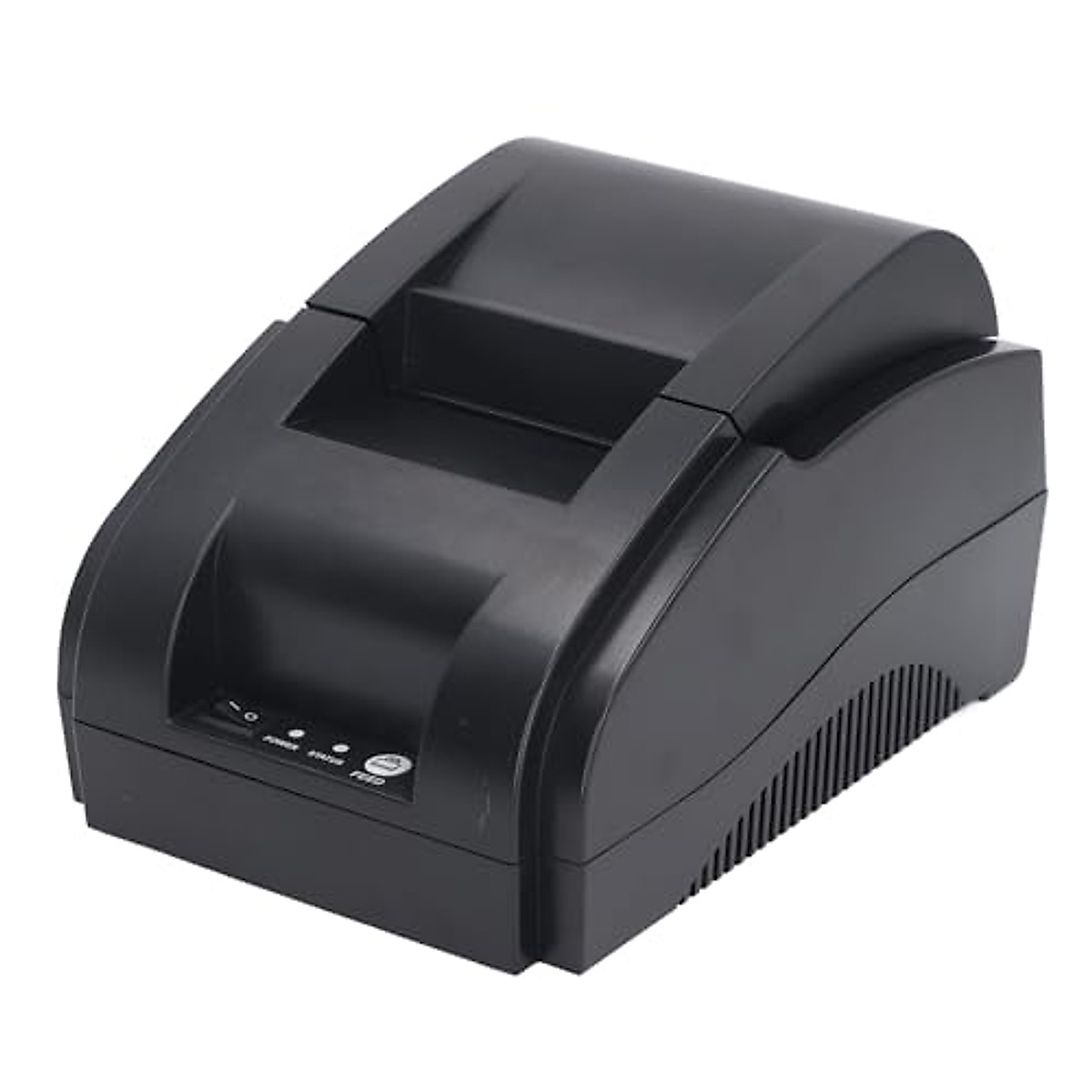 Brilluxa Thermal Printer, 58MM POS Receipt Printer, 58mm Thermal Receipt Printer Low Noise High Speed Printing USB Interface Portable Thermal Printer
