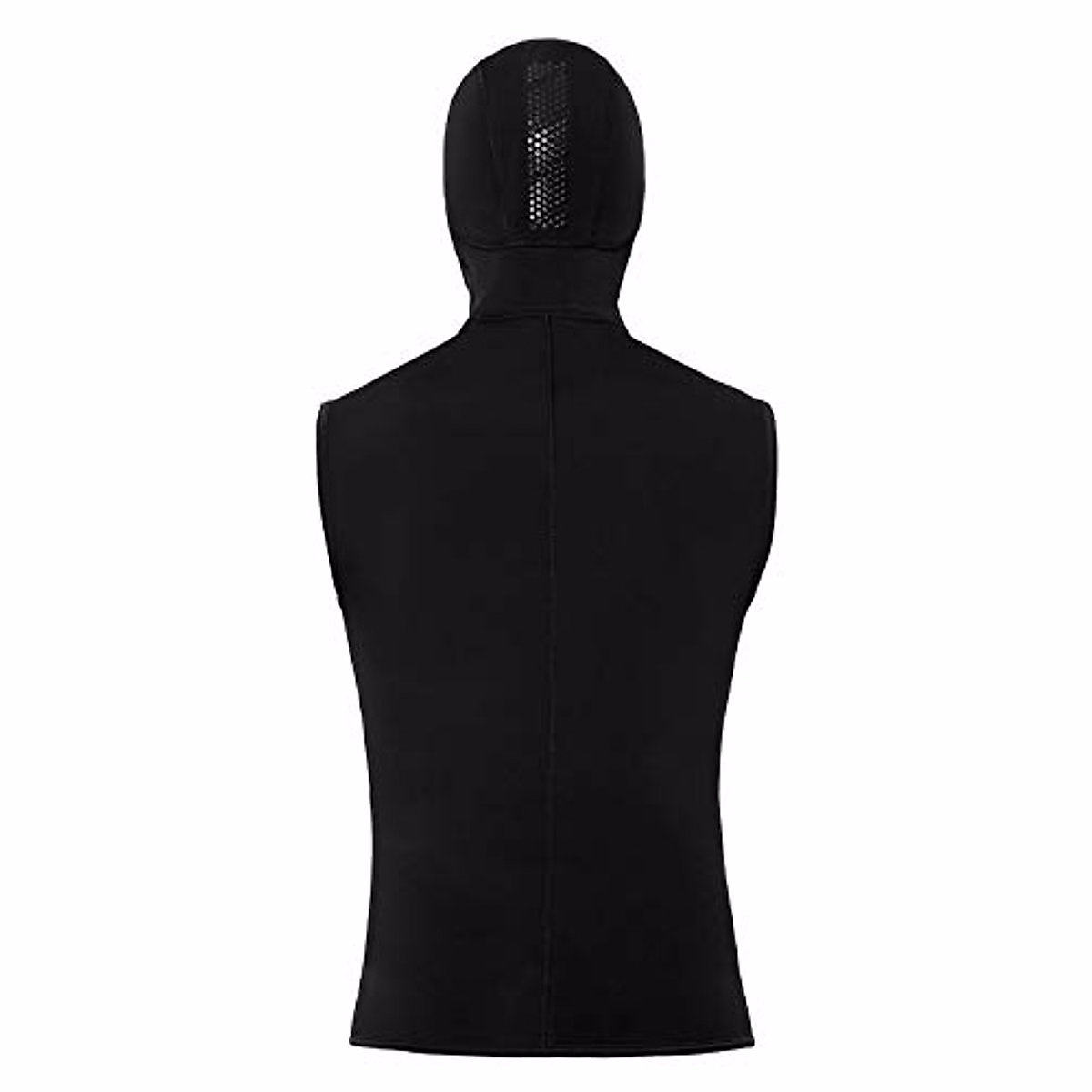 BARE 5/3MM Men's Ultrawarmth Hooded Vest: Wear Inside or Outside Your Wetsuit, Black L