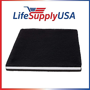 LifeSupplyUSA 3-in-1 HEPA, Carbon, Pre Filter Replacement Compatible with Surround Air MT-8400SF Air Purifier