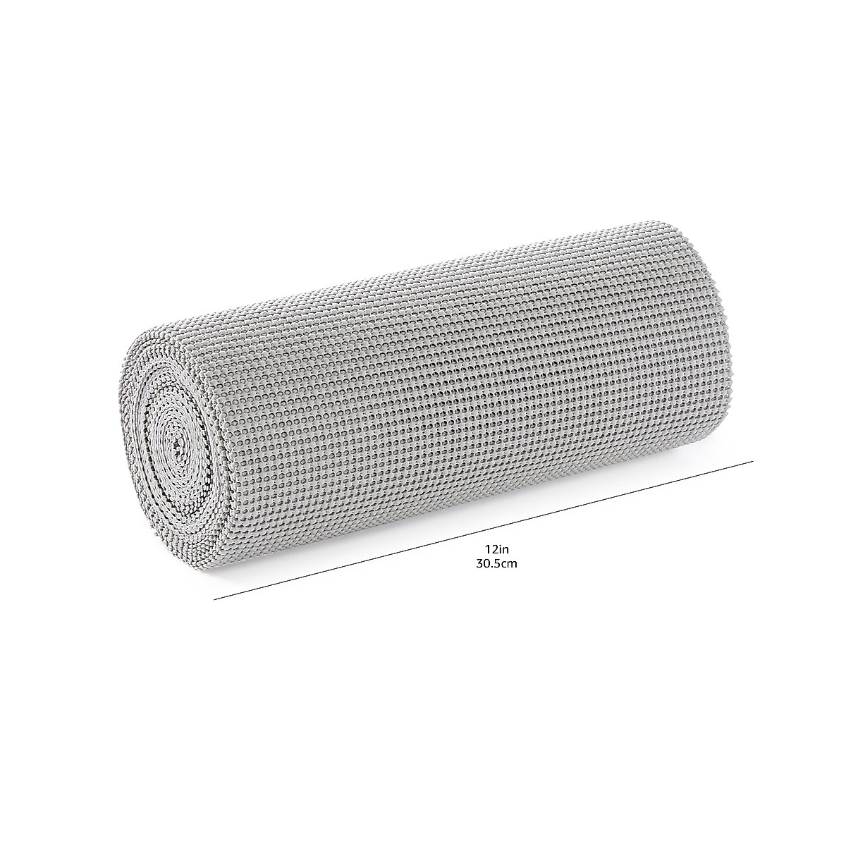 Amazon Basics Non-Adhesive Shelf and Drawer Liner - Grey, 12" x 20'