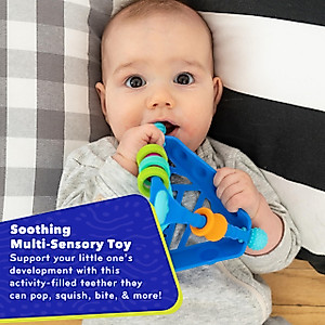 MOBI WIGLOO Baby Sensory Toys from Infants to Toddlers - Baby Toys for Hand Eye Coordination and Developmental Brain Function - Food Grade Silicone - 6 Month Old Baby Toys - Teething Toy