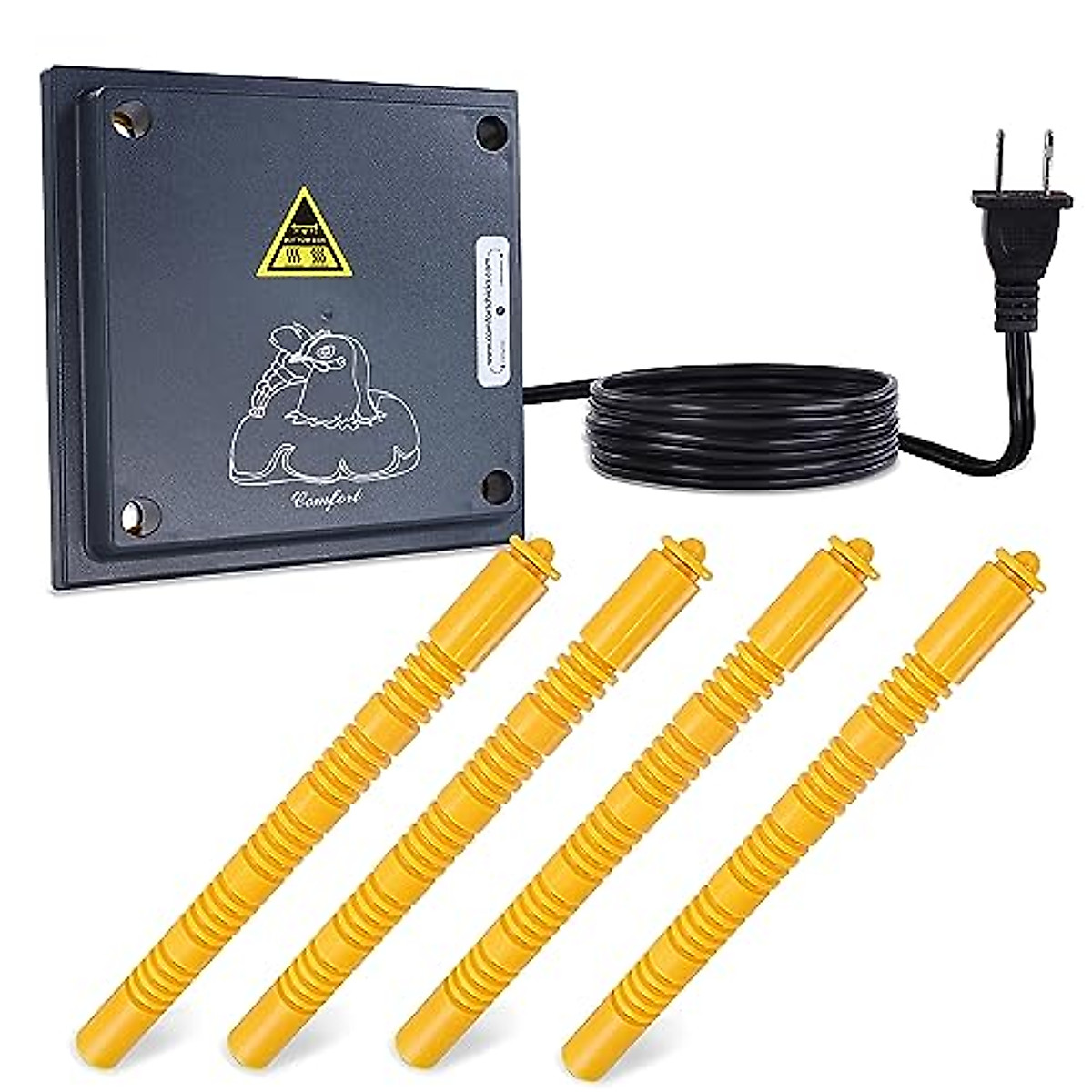 Rural365 Chick Heating Plate Brooder Plate - 10 Inch Brooder Heat Plate for Chicks and Ducklings with Adjustable Height