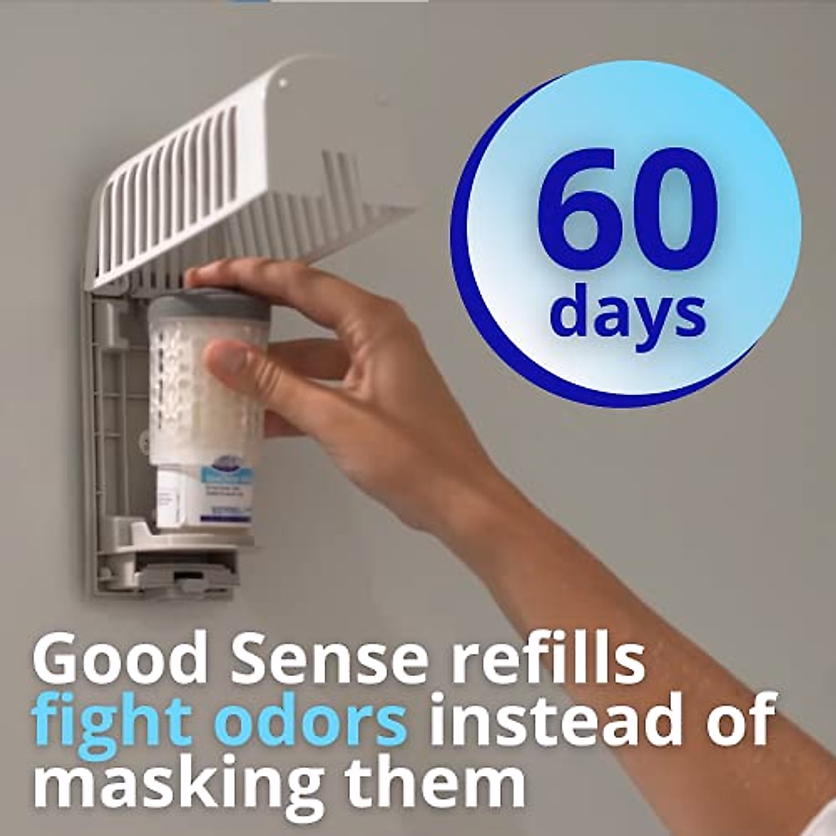 Diversey Good Sense D100910596 60 Day Dispenser (White), 6 x 1 Dispenser (Pack of 6)