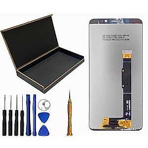 SECRETIGER LCD Screen Display Touch Digitizer Assembly Replacement for TCL A3X A600DL 6"
