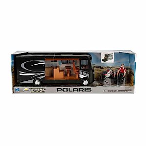 New Ray Toys Scale Model - Polaris with RV & Figure