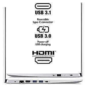 Acer Aspire 5 A515-55-56VK, 15.6" Full HD IPS Display, 10th Gen Intel Core i5-1035G1, 8GB DDR4, 256GB NVMe SSD, Intel Wireless WiFi 6 AX201, Fingerprint Reader, Backlit Keyboard, Windows 10 Home