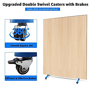 BESTOOL Panel Dolly, Door Dolly with Wheels, Adjustable Clamp Panel Cart Variable Transport and Stand Support 230 lb Capacity