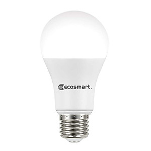 (8-Pack) EcoSmart LED Dimmable 100-Watt Bright White Light Bulb, A19, 1680-Lumen, 3000K, E26 Base