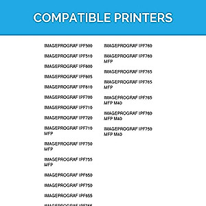 LD Products Compatible Ink Cartridge Replacement for Canon PFI-102C 0896B001AA (Cyan)