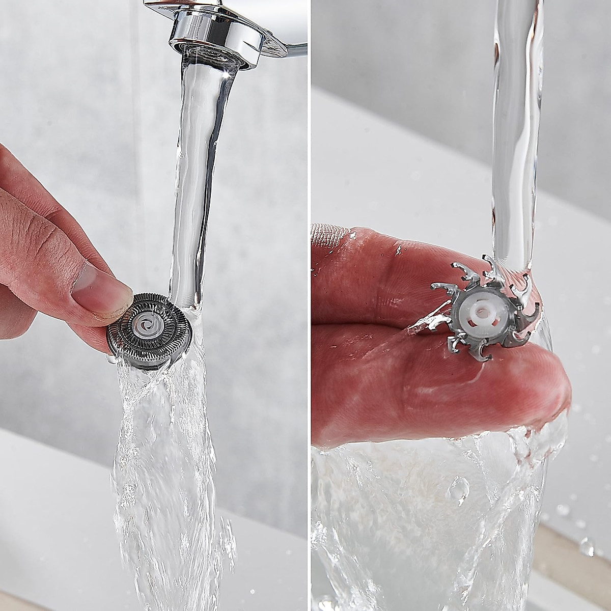 Shaver Replacement Blades for Skull Shaver Pitbull Gold PRO Shaver Replacement Blade,Shaver Replacement Heads for Pitbull Platinum Pro Shaver (2Set(8blades)