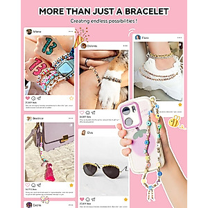 ARTDOT Gold Beads for Jewelry Bracelets Making, 1740 PCS 8 Styles Spacer Beads Kit (Gold, Sliver, Rose Gold)