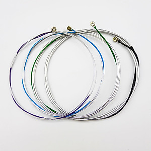 RAUYIVANY Viola strings set.Nickel-plated balls&stainless steel copper-nickel alloy wound, Medium tension,Suitable for practice and stage performances