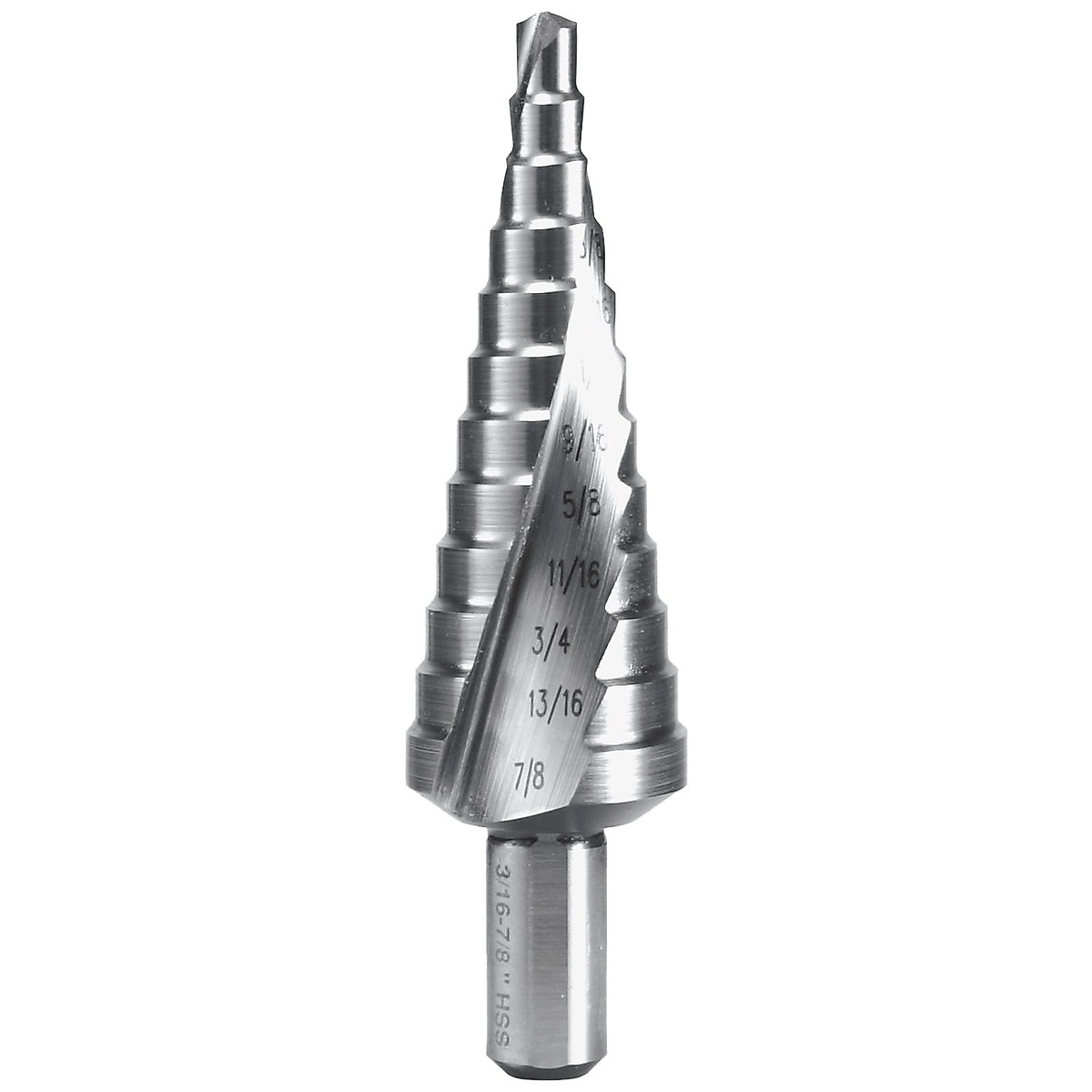 RUKO 101704 Step Drill, HSS, Size 4