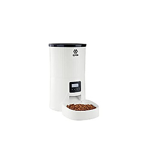 ELEVON 4L Automatic Pet Feeder Food Dispenser,Auto Dog Food Dispenser,10S Voice Recorder&Programmable Timed Cat Feeder with Desiccant Bag for Small Large Pets Puppy Kitten Rabbit Large Capacity