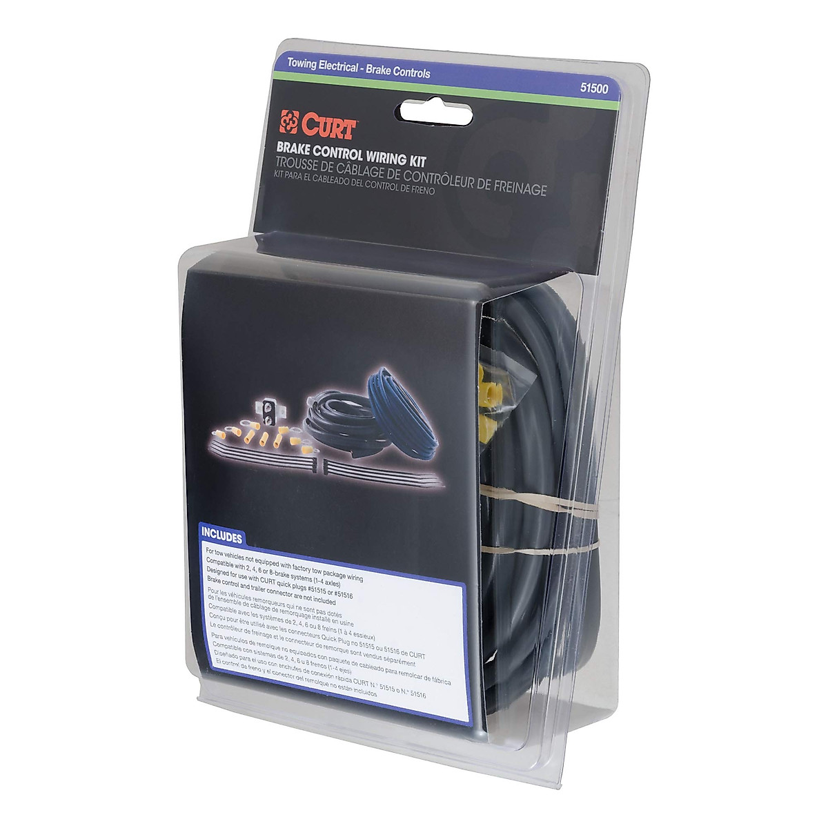 CURT 51500 Electric Trailer Brake Controller Wiring Kit