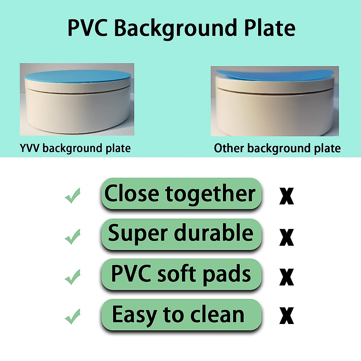 YVV Turner Cup Rotating Display Stand for Epoxy Glitter Tumbler, 360 Degree Automatic Mute Rotating Turntable for Photography Products Tumbler Making Supplies Spinner 4.72*1.77in Motorized Rotation