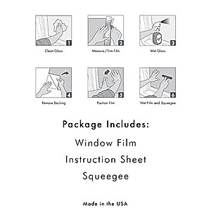 Artscape First Stained Glass Window Film, 24" x 36", Multicolor