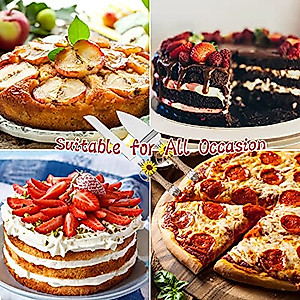 Rustic Wedding Cake Knife & Server Set with Sunflower Decor, Stainless Steel Cakes Bread Pizza Pie Cutter Serving, Great for Engagement Anniversary Birthday Parties Gift