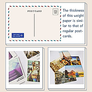 Thick Photo Paper Glossy Double Sided 100 Sheets 8.5x11 Heavyweight 69lb 260gsm Inkjet Both Sides Printable 11.8mil A4 Letter size Flyer Bulk Pack 8.5 x 11 Card paper postcard postal Uinkit