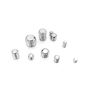 AXK Set Grub Screw M3 M4 M5 M6 M8 Metric Thread Hex Allen Socket Head Cap Screw Bolt Hexagon Hex Drive Cup Point Screw Assortment Kit Set Alloy Steel l Screw (200PCS Stainless Steel)