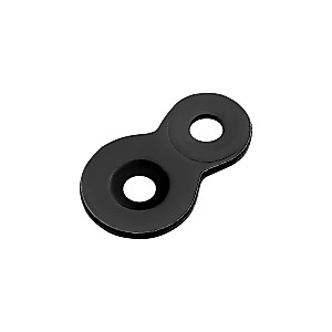 Figure 8 Fastener, Heavy Duty Table Top Fasteners, Desktop Clips Tabletop Connector Bracket (Black) (20) (40)