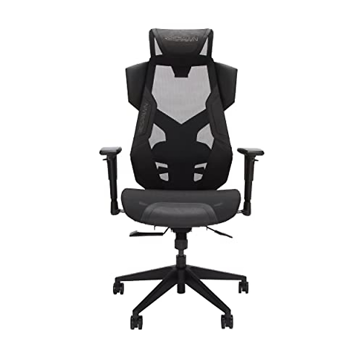 RESPAWN FLEXX Gaming Chair Mesh Ergonomic High Back PC Computer Desk Office Chair - Adjustable Lumbar Support, Seat-Slide, 115 Degree Syncro-Tilt Recline, 2D Armrests & Headrest, 300lb Max - Black