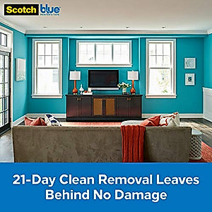 Scotch PTD2093EL-48-S Pre Plastic Painters Tape, 48" Width, Transparent