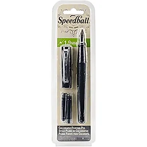 Speedball 002902 Calligraphy Fountain Pen 1.9mm - Fountain Pen - 1.9mm - Black Ink