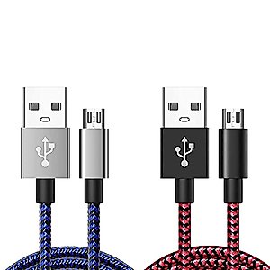 10ft Controller Charger USB2.0 Cable for Android Phones Playstaion 4 PS4 Slim/Pro 10ft
