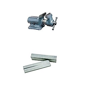 Wilton 63248 Sbv-100, Super-Junior Vise, Swivel base with A-4, Aluminum Jaw Cap, 4" Jaw Width