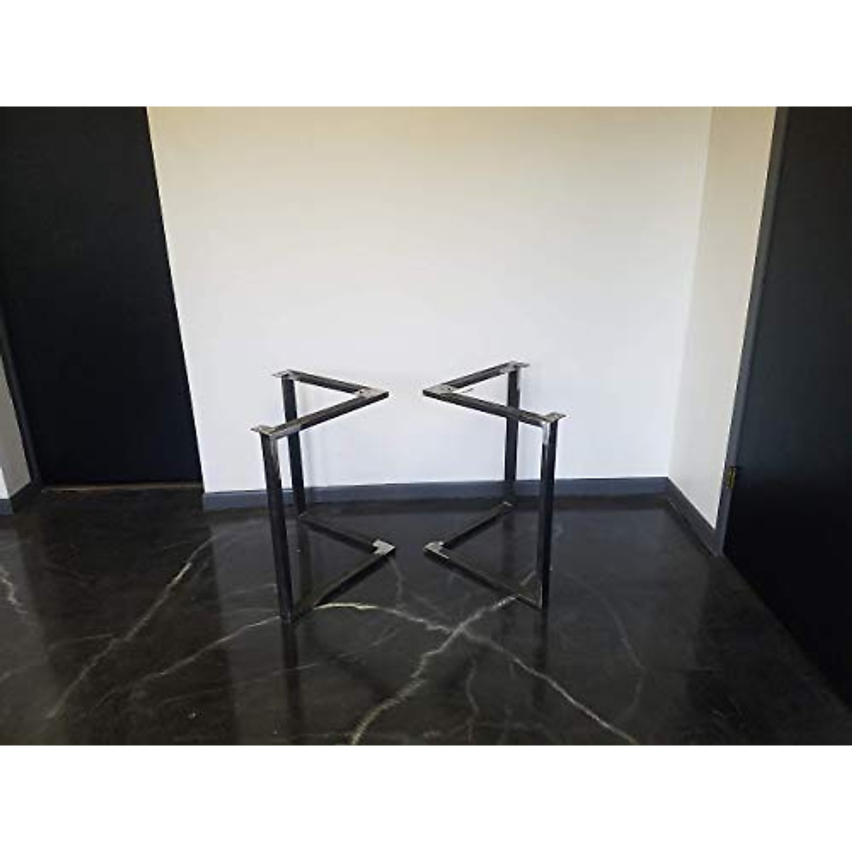 Metal Table Legs, Triangular Style - Any Size and Color